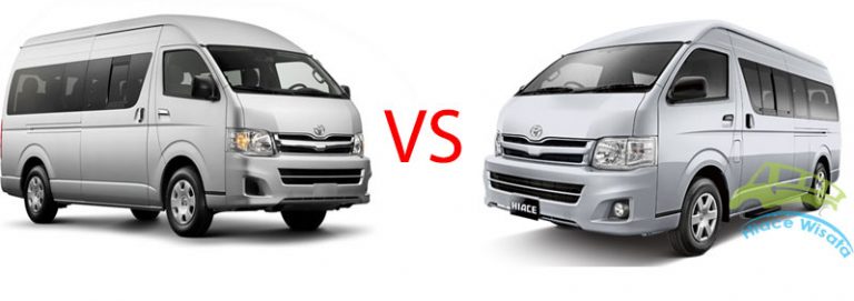 Perbedaan Toyota Hiace commuter dan Hiace Standart - HIACE WISATA