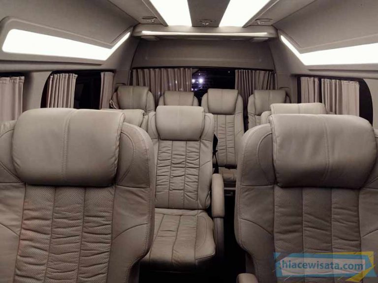 Toyota Hiace Luxury - HIACE WISATA Rental Hiace Luxury 9 Seat jakarta