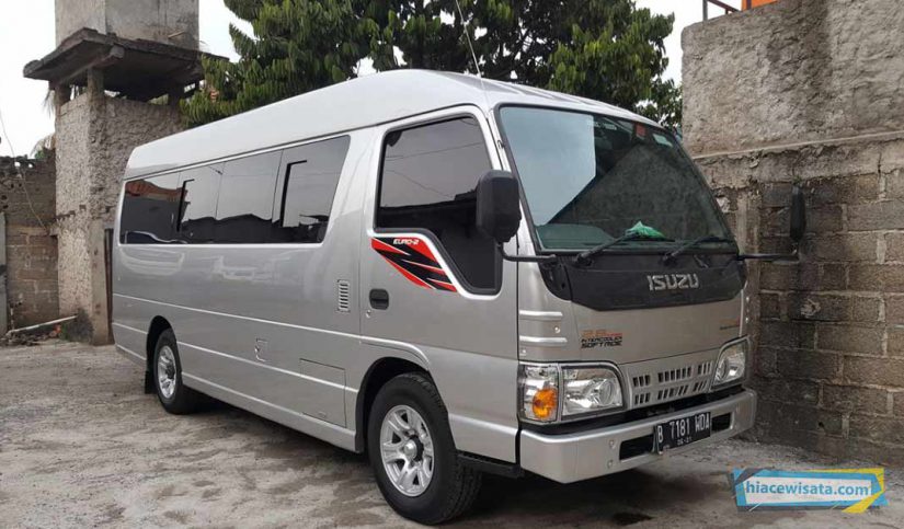 Isuzu Elf Long 19 Seat - HIACE WISATA Spesifikasi sewa Elf 15 & 19 seat